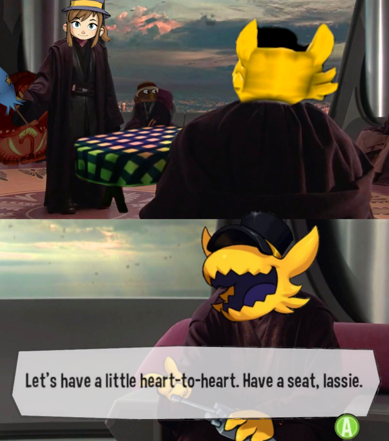 Have a seat, lassie | A Hat in Time | Know Your Meme