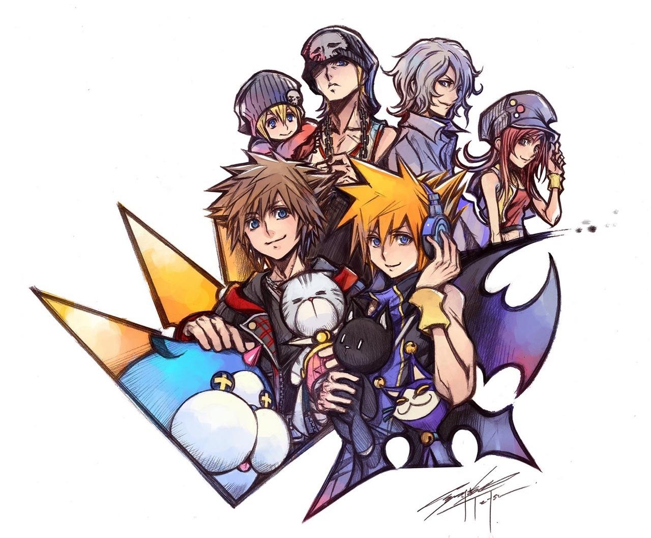KH/TWEWY art by Tetsuya Nomura | Kingdom Hearts | Know Your Meme