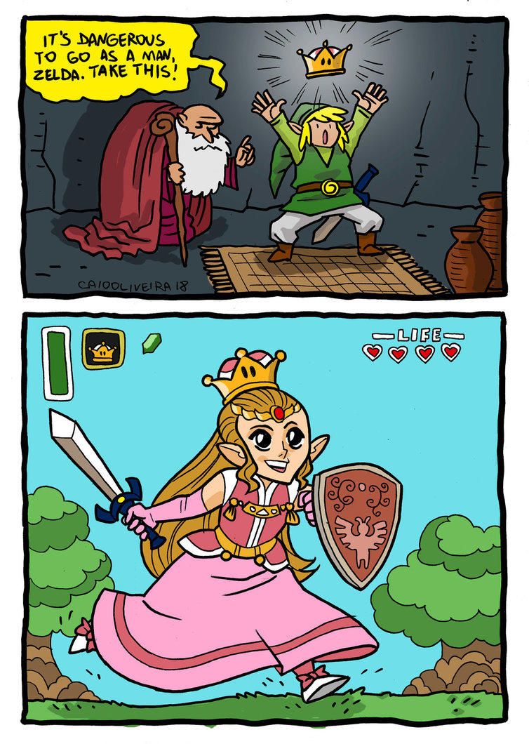 If Zelda Wears Super Crown He Turns Into Princess | Peachette / Super ...