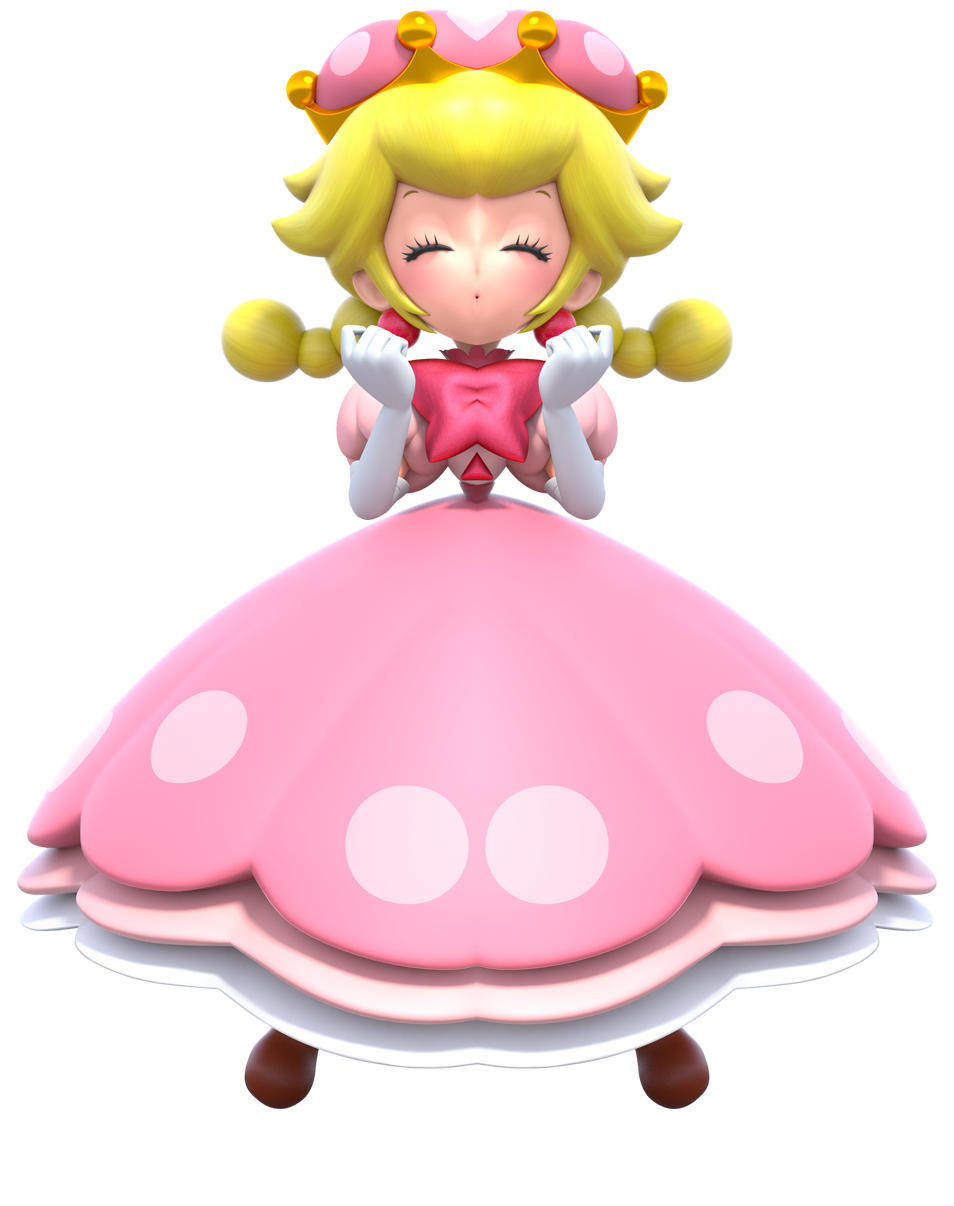Peachette mirrored alternate | Peachette / Super Crown | Know Your Meme