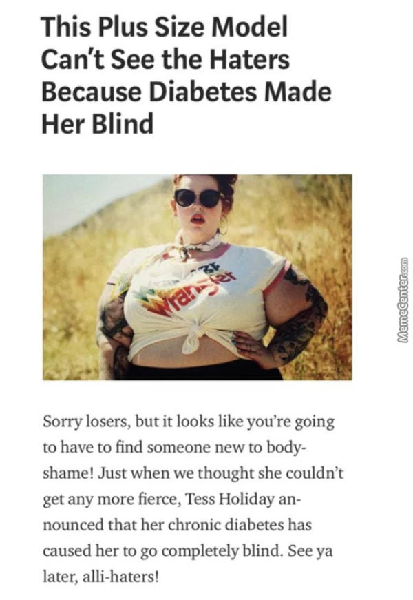 I Guess Fat Doesn't Equal Healthy After All | Fat Logic | Know Your Meme
