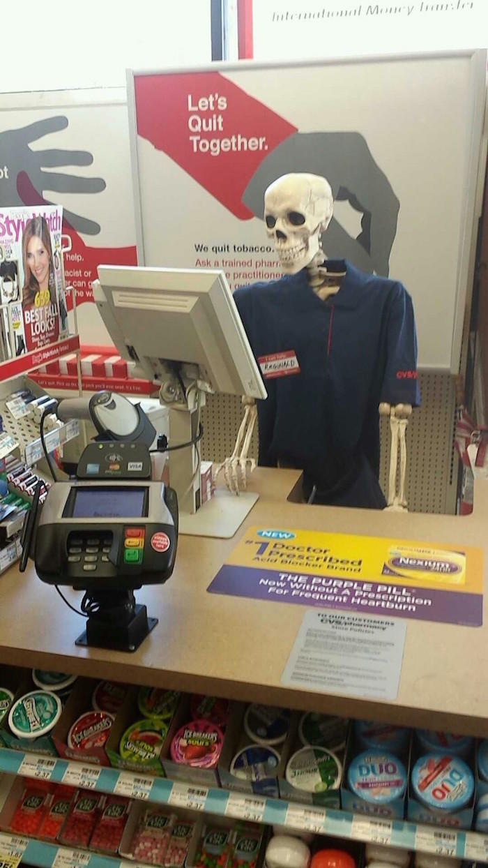 Skeletons at their day job | Skeletons | Know Your Meme