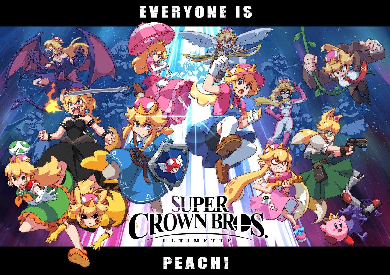 Everyone is Peach by TheJohnSu | Peachette / Super Crown | Know Your Meme