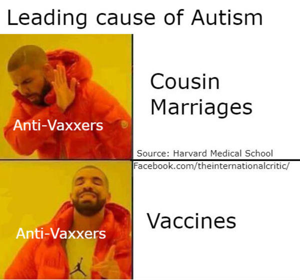 It's that mercury in them vaccines bob | Drakeposting | Know Your Meme