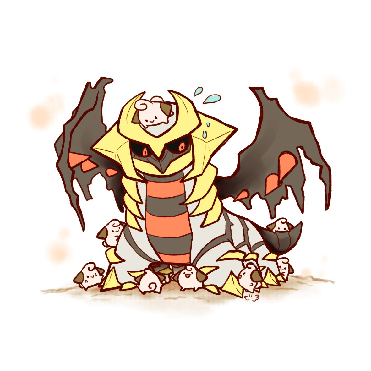 Giratina, Cleffa | Pokémon | Know Your Meme