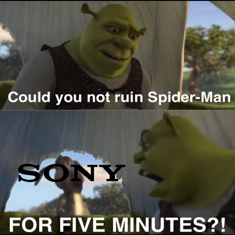 Shrek Sony | For Five Minutes | Know Your Meme