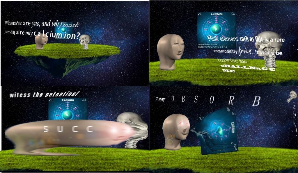 Meme Man Skeleton comic | Skeleton Calcium | Know Your Meme