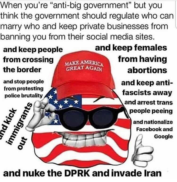 Big gubmint bad | Picardía / Thumbs Up Emoji Man | Know Your Meme