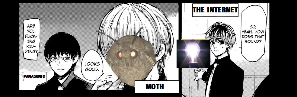 Panasonic did not approve | Moth Lamp | Know Your Meme
