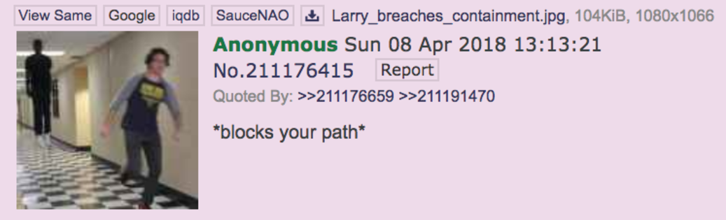 *blocks your path* | *Blocks Your Path* | Know Your Meme