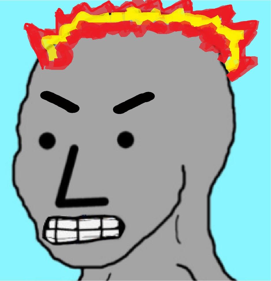NPC much anger | NPC Wojak | Know Your Meme