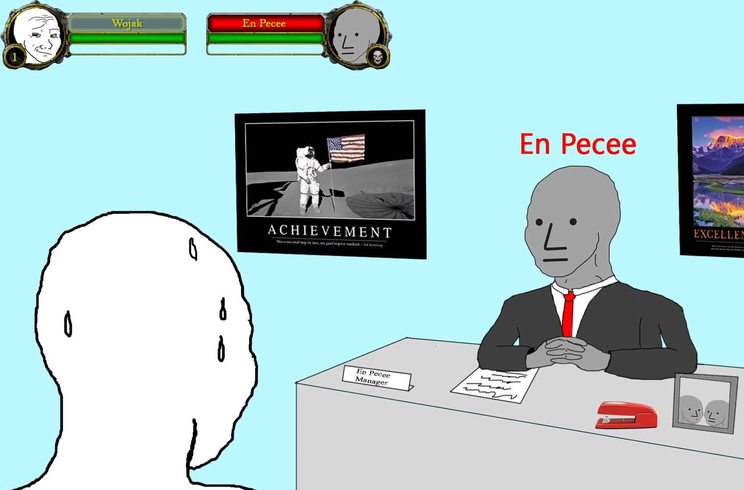 wojak vs npc | NPC Wojak | Know Your Meme