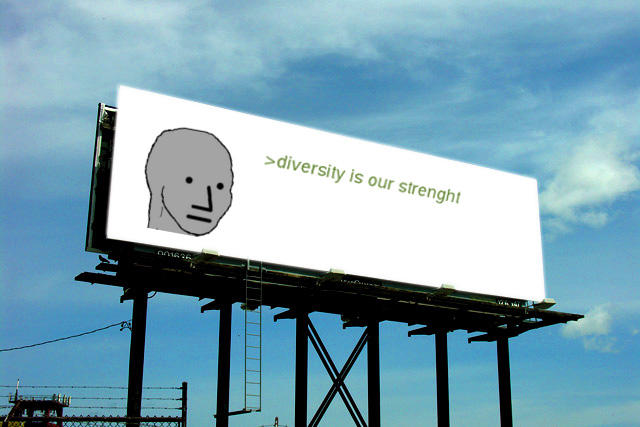 NPC billboard (golem) | NPC Wojak | Know Your Meme