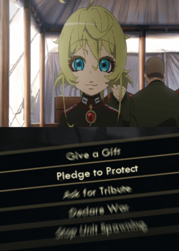 Yōjo Senki | Pledge to Protect | Know Your Meme