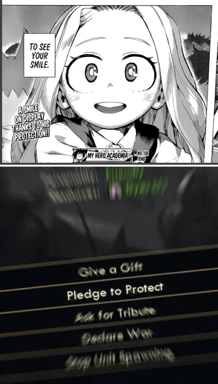 *Deku and Mirio pledges to protect* | Pledge to Protect | Know Your Meme