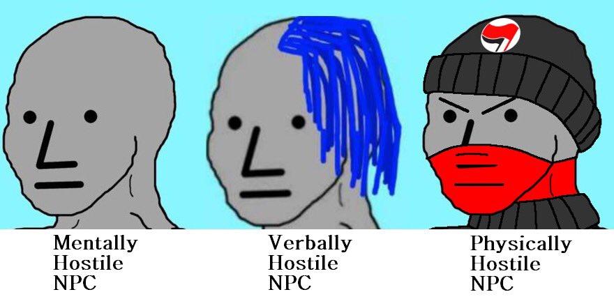 an NPC is born | NPC Wojak | Know Your Meme