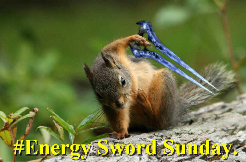 Energy Sword Squirrel | Energy Sword Sunday | Know Your Meme