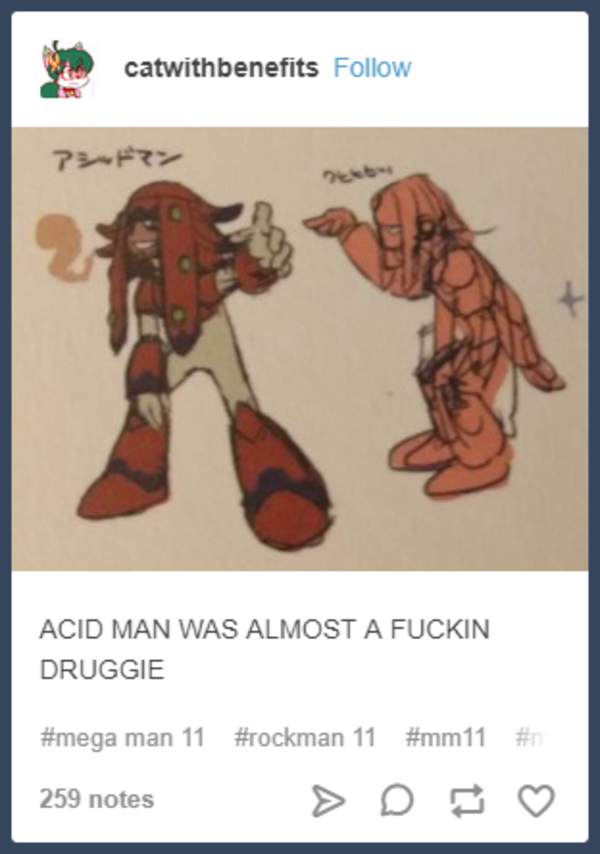 Acid Man concept art. | Mega Man / Rockman | Know Your Meme