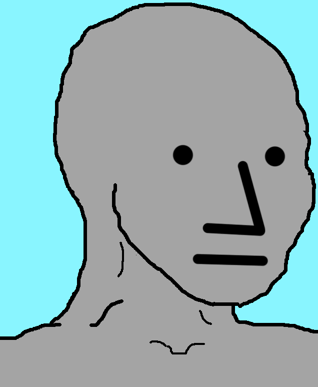 actual HD original version | NPC Wojak | Know Your Meme