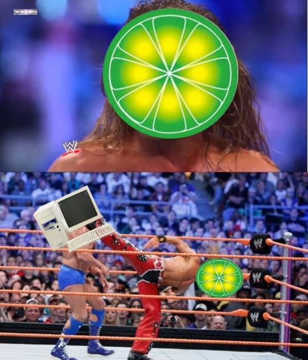 WWE Limewire. | LimeWire | Know Your Meme