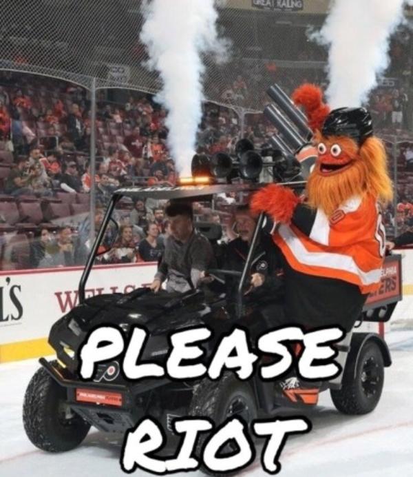 PLEASE RIOT | Gritty | Know Your Meme