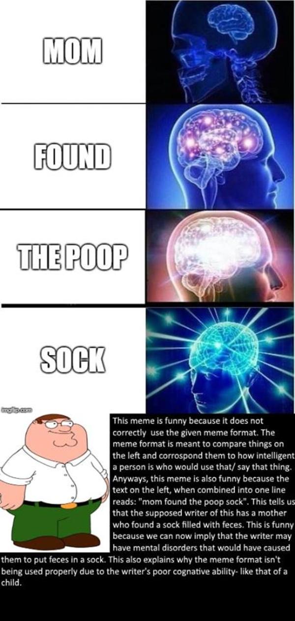 HAHA LoL PETER | Poop Sock | Know Your Meme