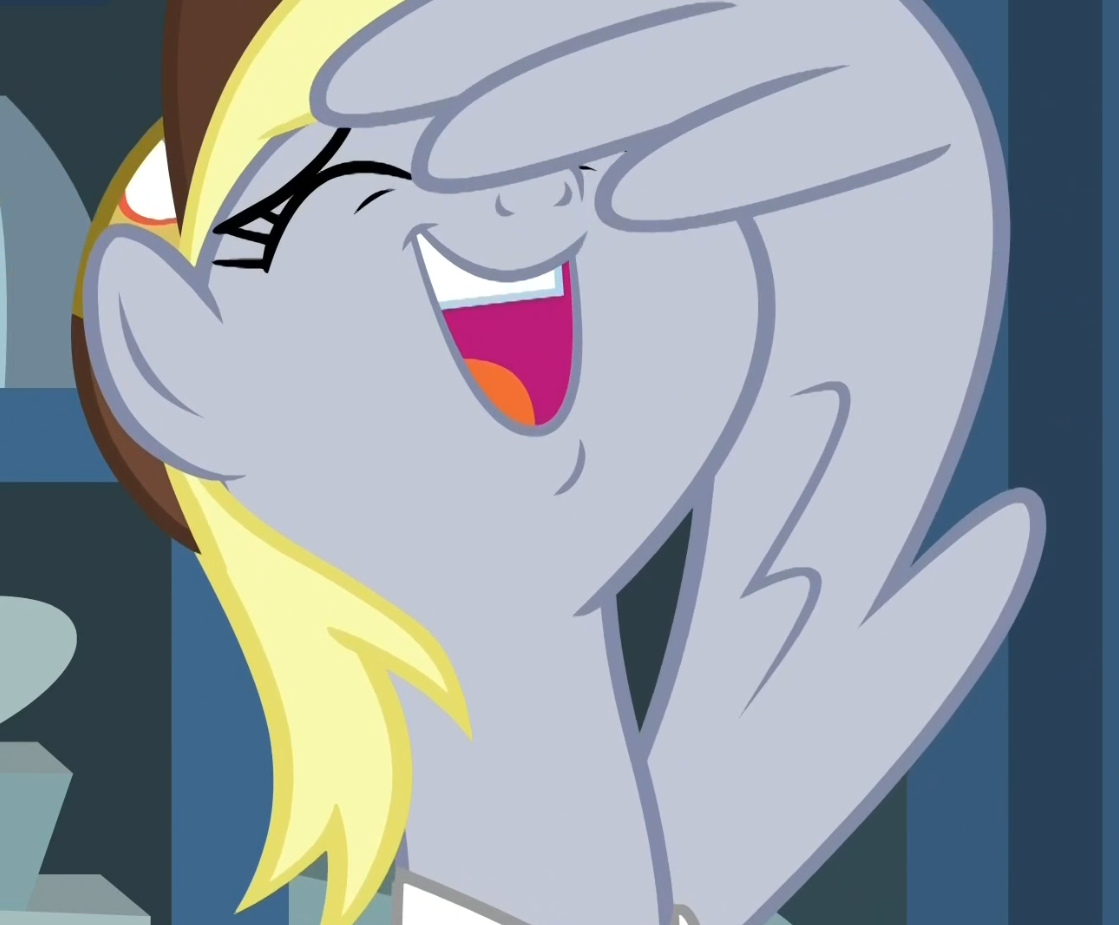 Laughing Derpy | My Little Pony: Friendship is Magic | Know Your Meme