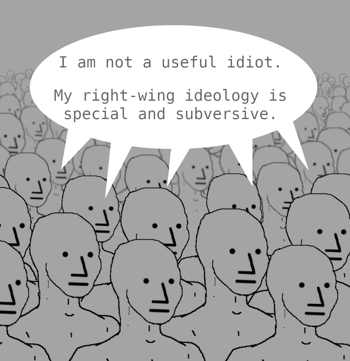 Born to be brainwashed | NPC Wojak | Know Your Meme