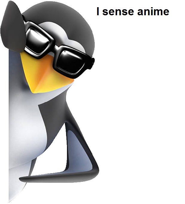 Lurking penguin | No Anime Penguin | Know Your Meme