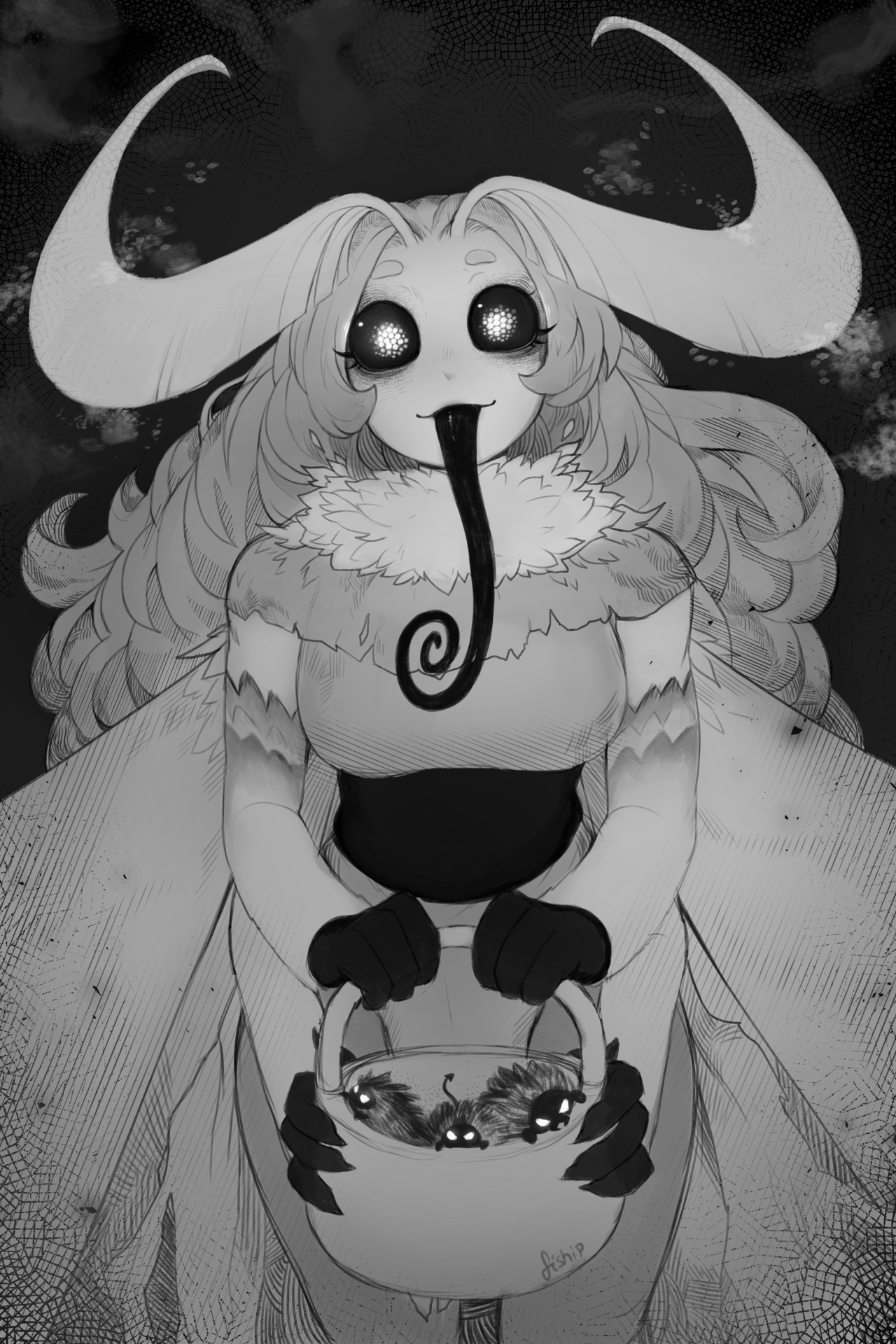 Moths can be spooky too right by fiship | Moth Girls | Know Your Meme