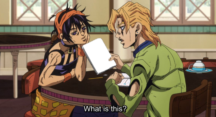 "What is this?" template | JoJo's Bizarre Adventure | Know Your Meme