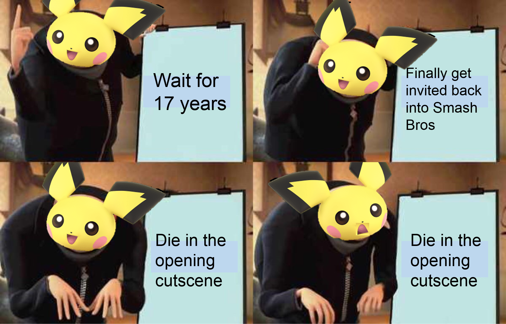 rip in pichu | Super Smash Brothers Ultimate | Know Your Meme