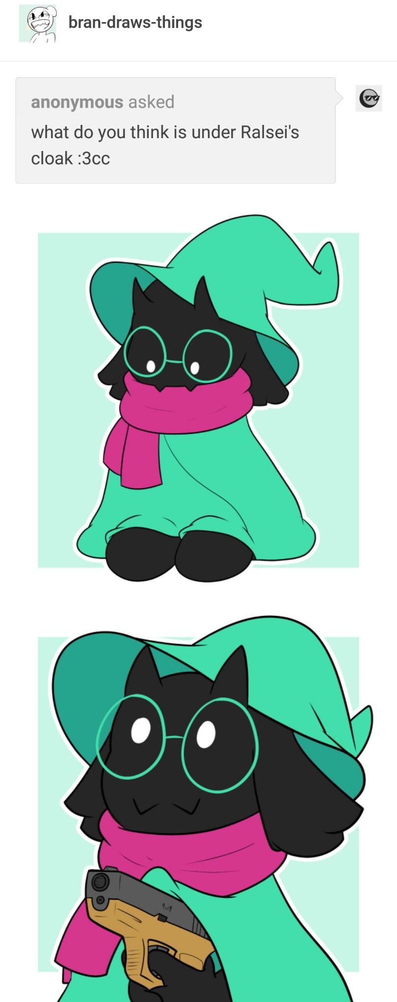 What is under Ralsei's cloak | Deltarune | Know Your Meme