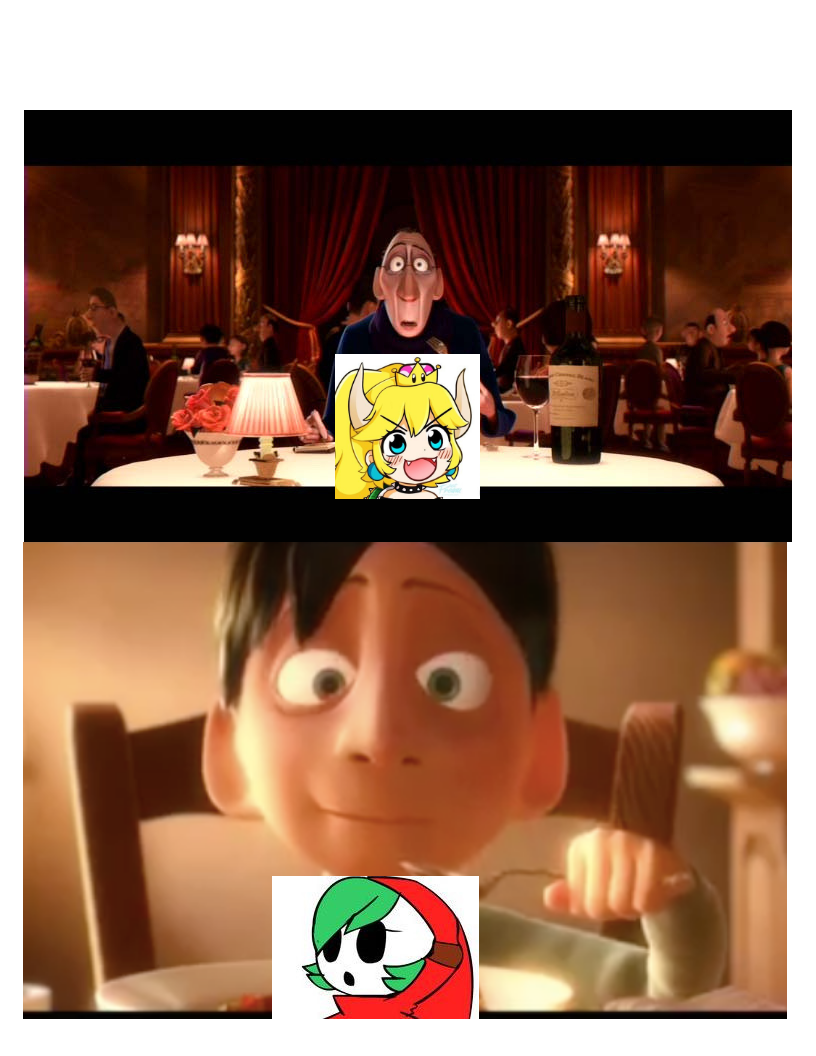 anton ego reacts to bowsette | Anton Ego's Flashback | Know Your Meme