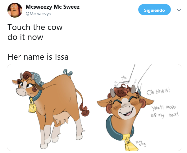 Her Name Is Issa By Mcsweezys Cow Girls Cow Bikini Touch The Cow Know Your Meme