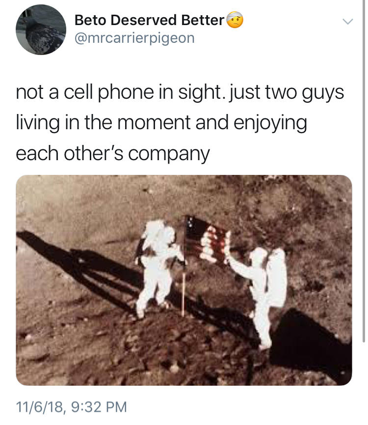 Moon Landing | Not a Cell Phone in Sight | Know Your Meme