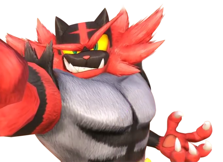 Appropriately cropped, Incineroar's victory pose in Smash Bros looks ...