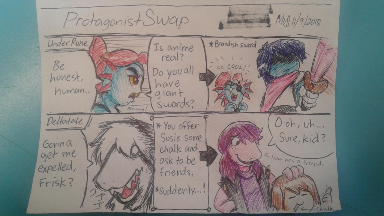 Protagonist Swap | Deltarune | Know Your Meme
