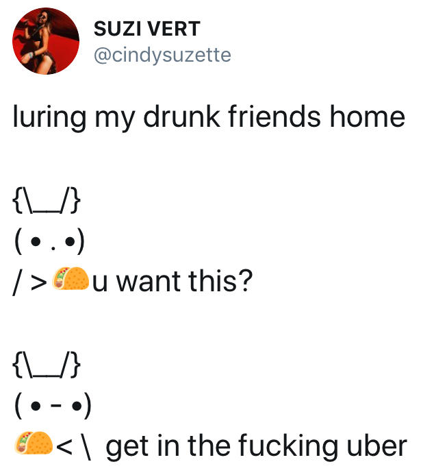 Luring my drunk friends home | You Want This? Bunny | Know Your Meme