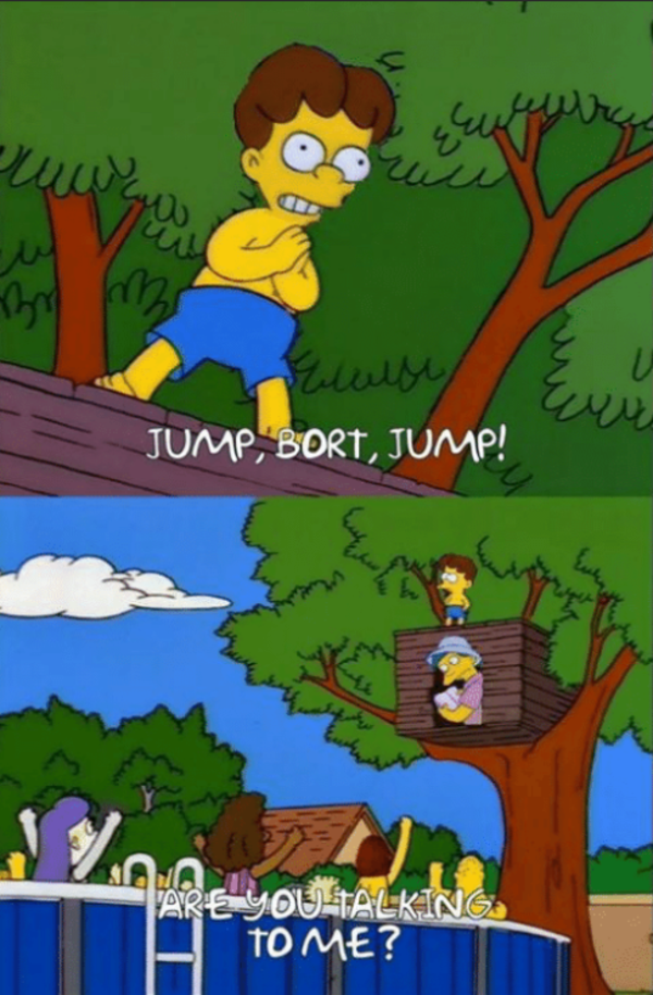 Bort of Darkness | Simpsons Shitposting | Know Your Meme