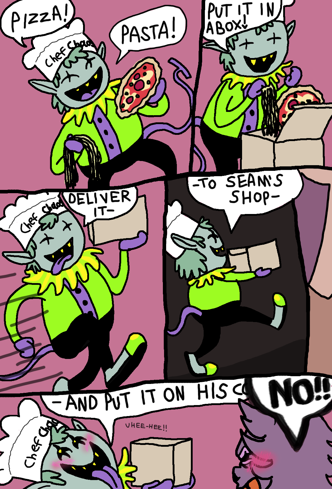 It’s pizza time, Seam! | Deltarune | Know Your Meme