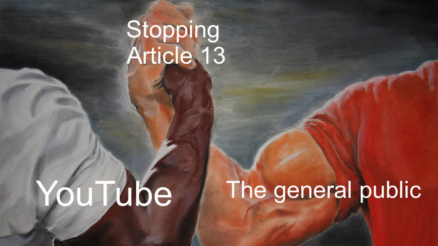 Article 13 | Epic Handshake | Know Your Meme