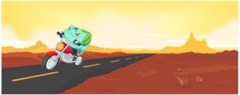 Motorcycle Bulbasaur 4 | Pokémon | Know Your Meme