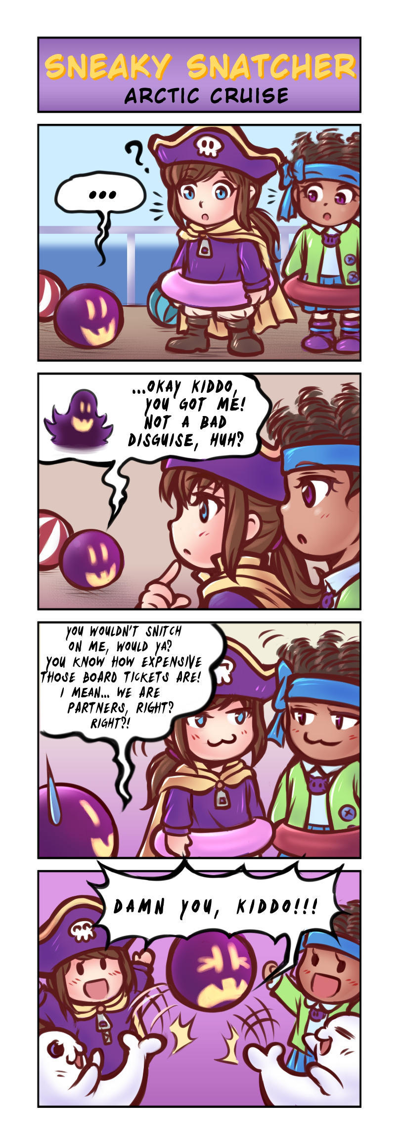 4-koma: Sneaky Snatcher | A Hat in Time | Know Your Meme