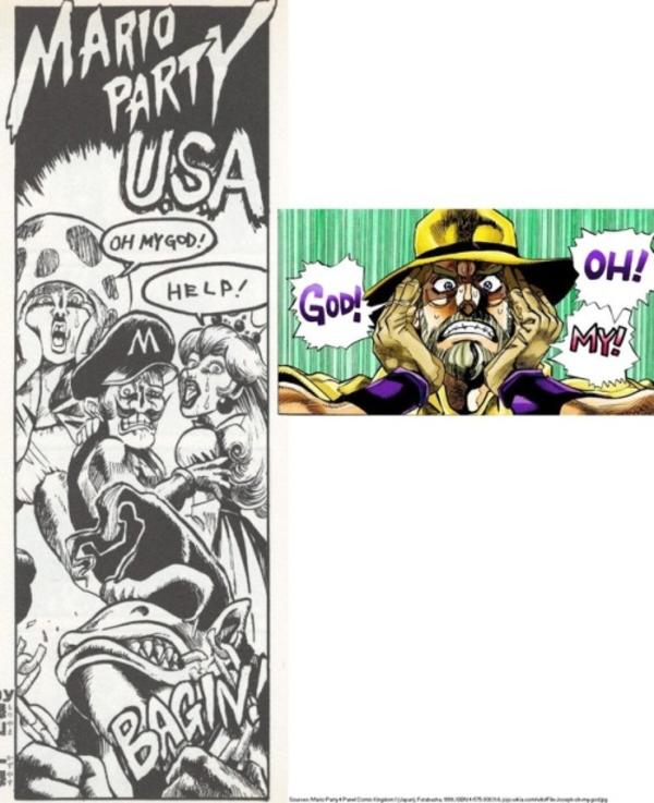 mario party jojo references | Nintendo | Know Your Meme