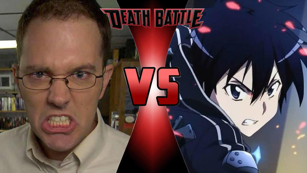 angry video game nerd vs kirito | Death Battle | Know Your Meme