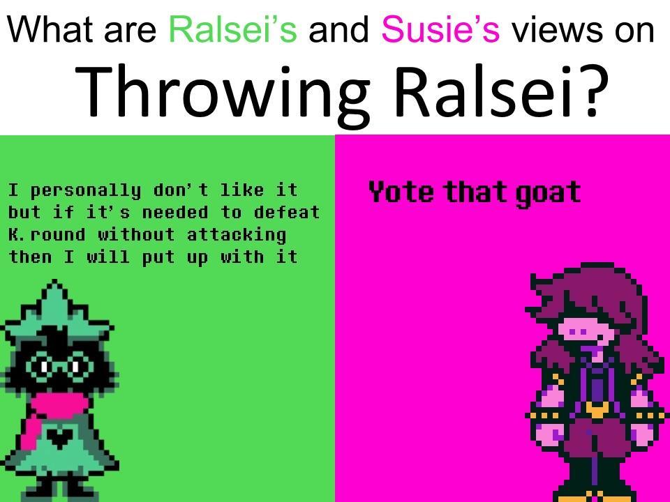 Throwing Ralsei | Deltarune | Know Your Meme