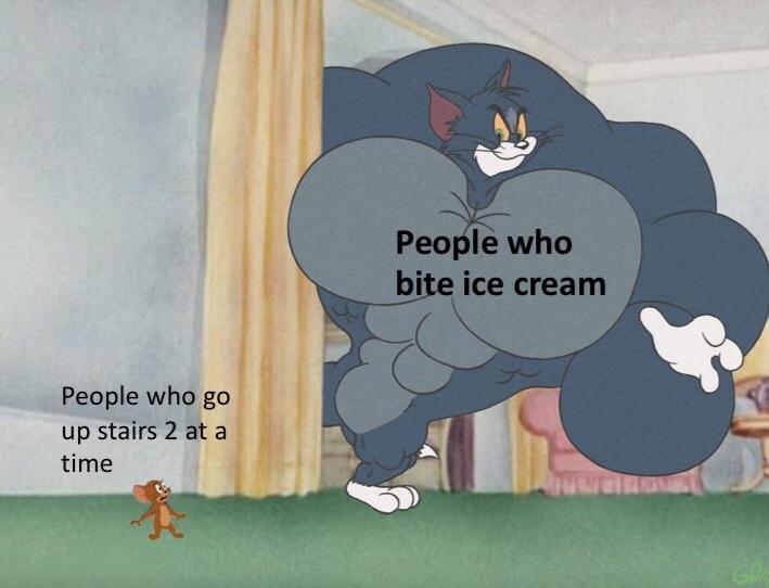 Biting Ice Cream | Buff Tom | Know Your Meme
