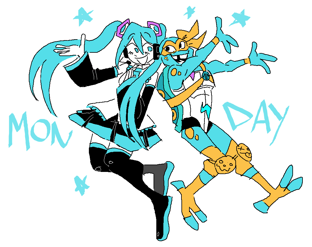 Mikey and Hatsune Miku | Hatsune Miku / Vocaloid | Know Your Meme