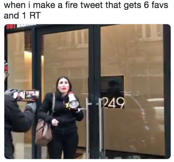 when i make a fire tweet that gets 6 favs and 1 RT | Laura Loomer ...